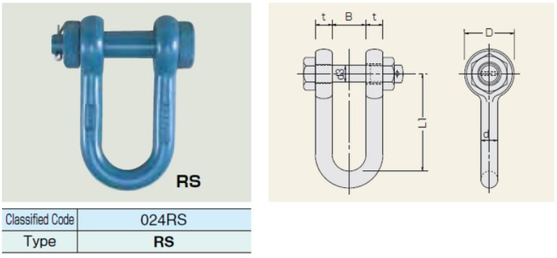 Shackle RS/RSE KONDOTEC | Kouei Japan Trading Co., Ltd.