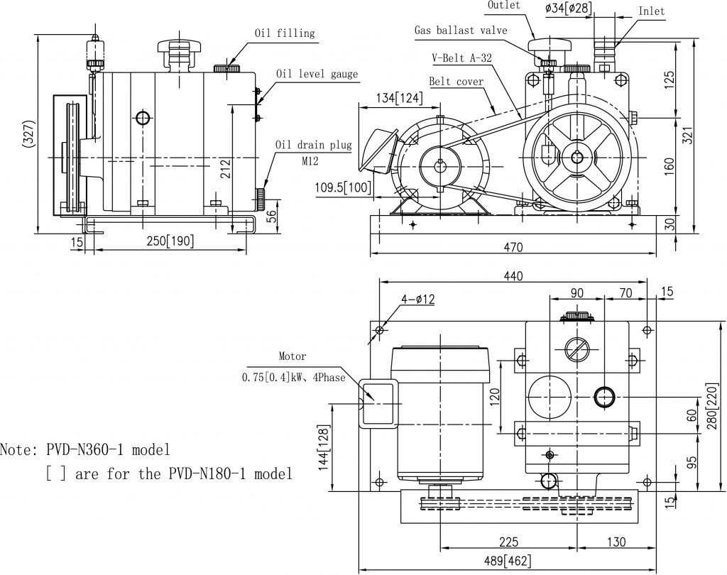ULVAC PVD N360-1 Rotary-vane Vacuum Pump | Kouei Japan Trading | Get ...