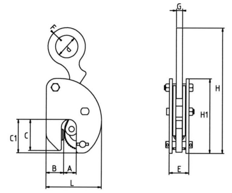 Japan Clamp BD Clamp For Vertical Suspension (Simple Type) | Kouei ...