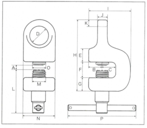 SAS Type Screw Tension Clamp EAGLE CLAMP | Kouei Japan Trading | Get ...