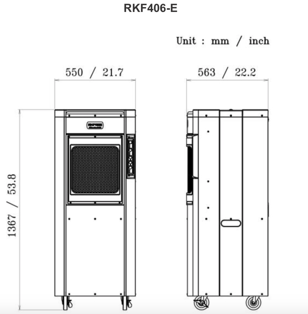 Shizuoka Seiki RKF 406-E Evaporative Air Cooler | Kouei Japan Trading ...