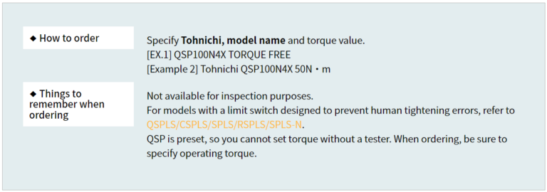 Tohnichi QSP/QSP-MH Preset Torque Wrench | Kouei Japan Trading | Get ...