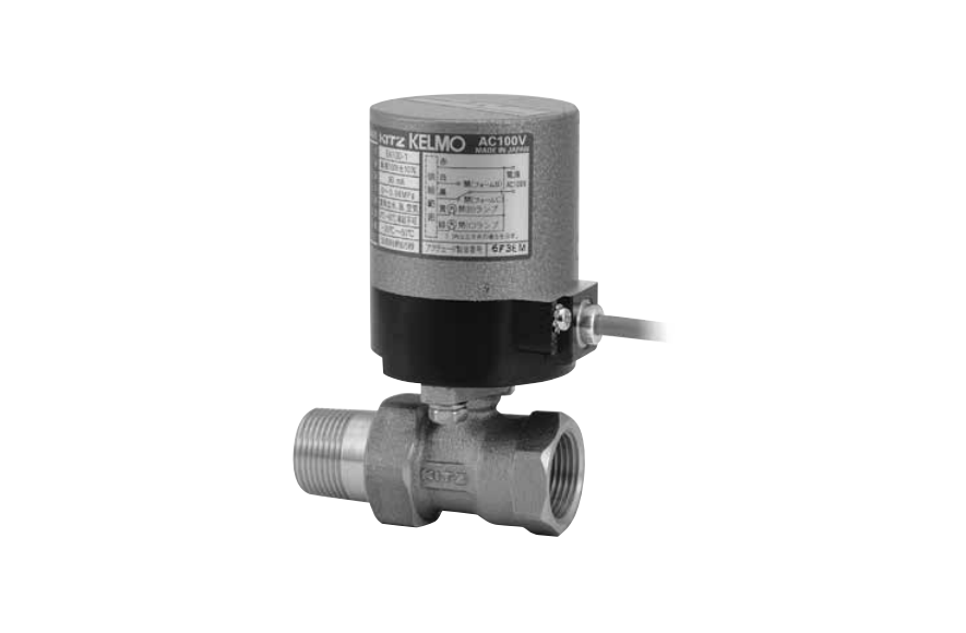 Kitz EA100/200-TUE Type EA Electric Actuators/Class 10K Union Nipple ...