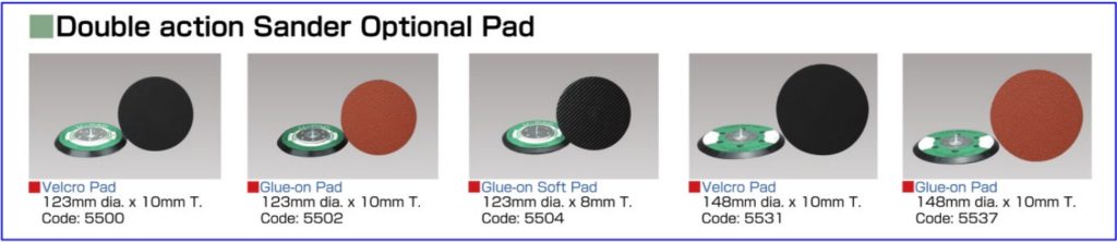 Saitama Seiki U-TOOL U-54 4″ Double Action Sander | Kouei Japan Trading ...