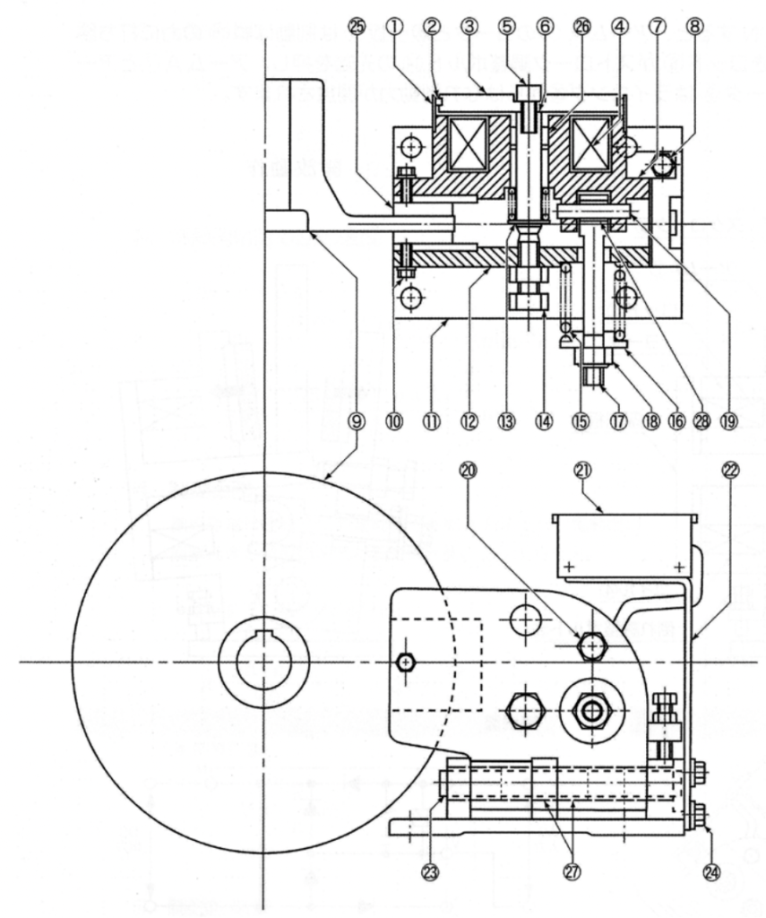Satuma Denki PB3-PL3-Series Pad-type Disk Brakes AC-operated DC ...