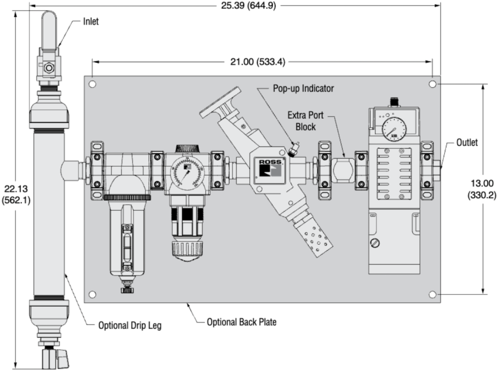 Ross Asia M35 Series Van Xả với Bộ Phận Dẫn Khí An Toàn – Safety ...