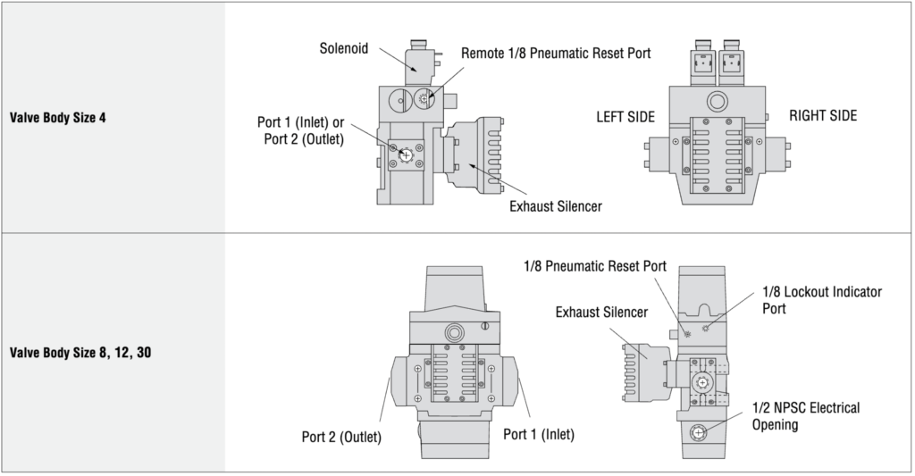 Ross Asia SERPAR® 35 Series Double valve with air pressure LG monitor ...