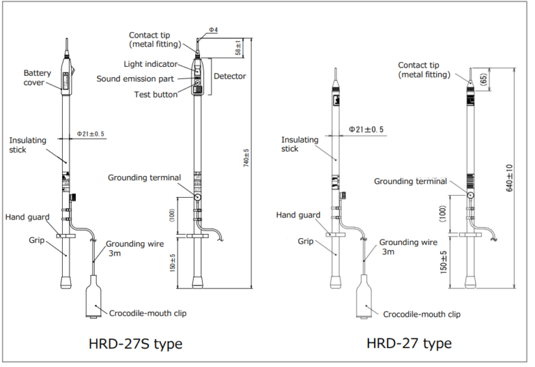 Hasegawa Electric HRD-27 Residual Electric Charge Discharging Stick ...