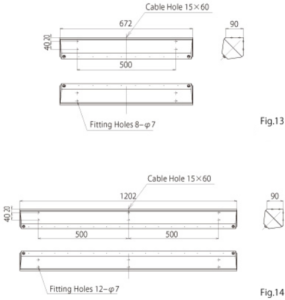 Kokosha Fluorescent Tube Type LED Passage Light | Kouei Japan Trading | Get Quotation