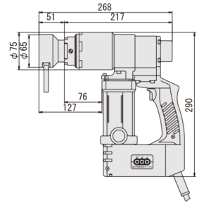 TONE TN-22E-1, TN-22E-2 Electronic Angle Control Wrench