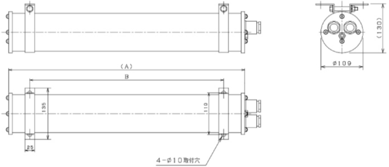 Kokosha Fluorescent Tube Type LED Out Passage Light | Kouei Japan ...