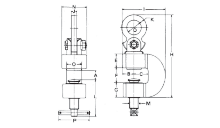 SAR Type Intact Clamp For Tension EAGLE CLAMP | Kouei Japan Trading ...