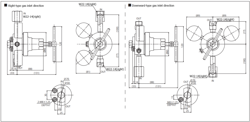 NISSAN TANAKA NT50B, NT50S Industrial Pressure Regulator | Kouei Japan ...