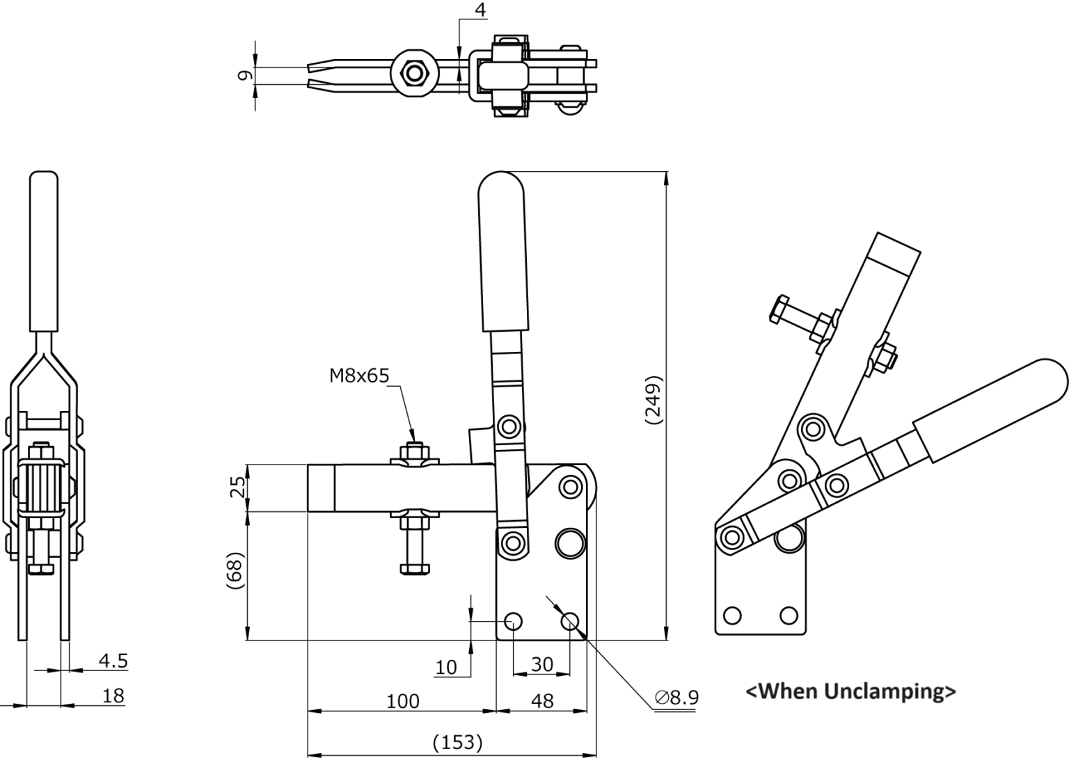 Kakuta No.X15 Hold Down Clamp | Kouei Japan Trading