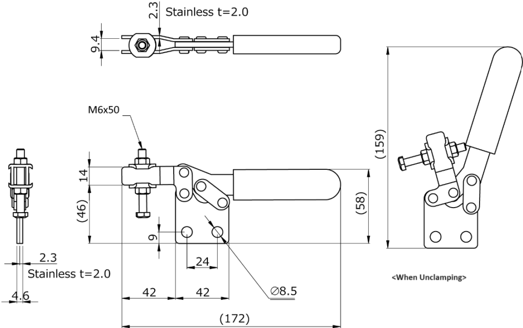 Kakuta No.38SS Hold Down Clamp | Kouei Japan Trading | Get Quotation