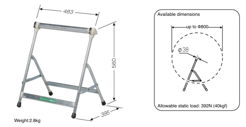 RDS-1S Cable wiring stand 'Rakudashi Stand (Mini) Mirai Kogyo | Kouei ...