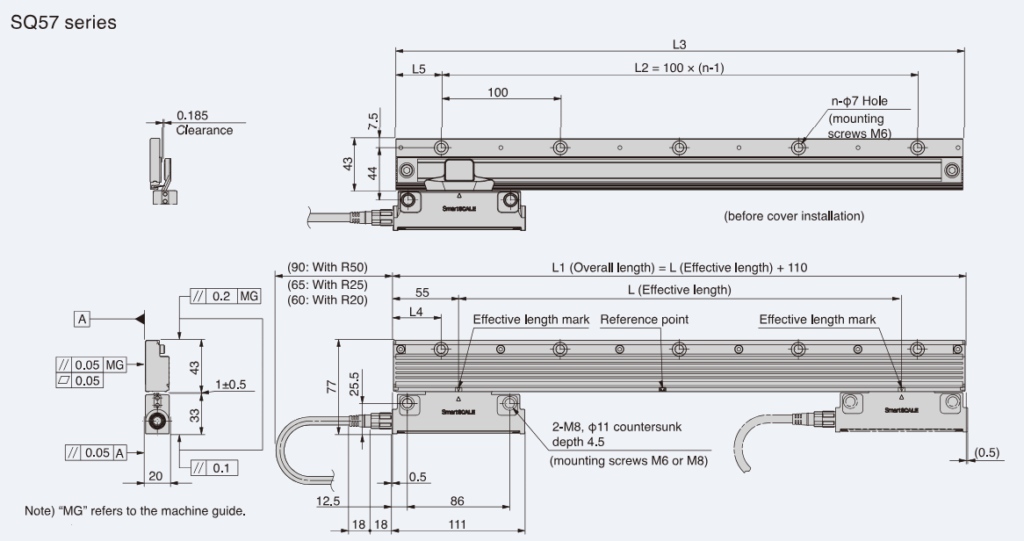 Magnescale SQ47/ SQ57 Absolute Linear Encoder | Kouei Japan Trading ...