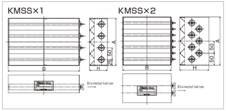 Hishiko KMSS Series Grid Magnet | Kouei Japan Trading
