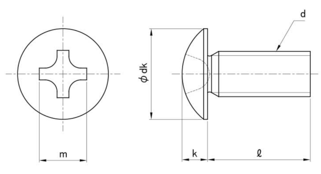 00-0013 (+) JIS Truss Head Screw | Kouei Japan Trading | Get Quotation