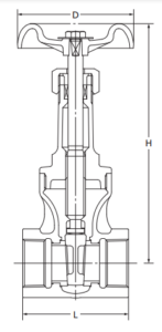 Kitz 10SMS Ductile Iron JIS 10K Gate Valve | Kouei Japan Trading | Get Quotation